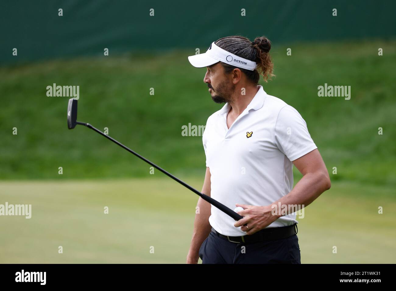 Mike Lorenzo-Vera of France looks on during Acciona Open de Espana, Round 4, Golf tournament ...