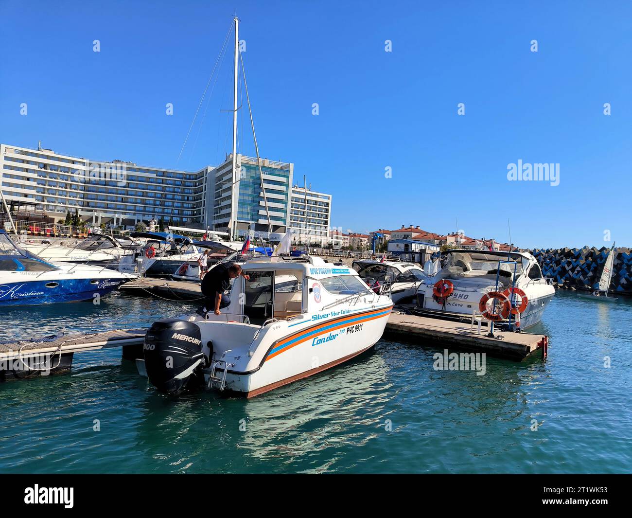 Russian Federation. Krasnodarskiy kray. Sochi, Adler district. Autumn ...