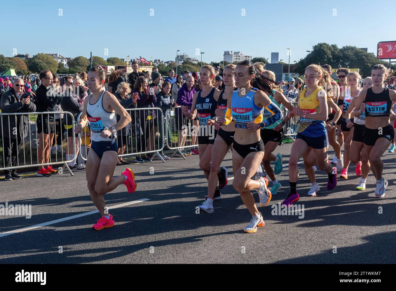 Winner lily partridge during the race hi-res stock photography and ...