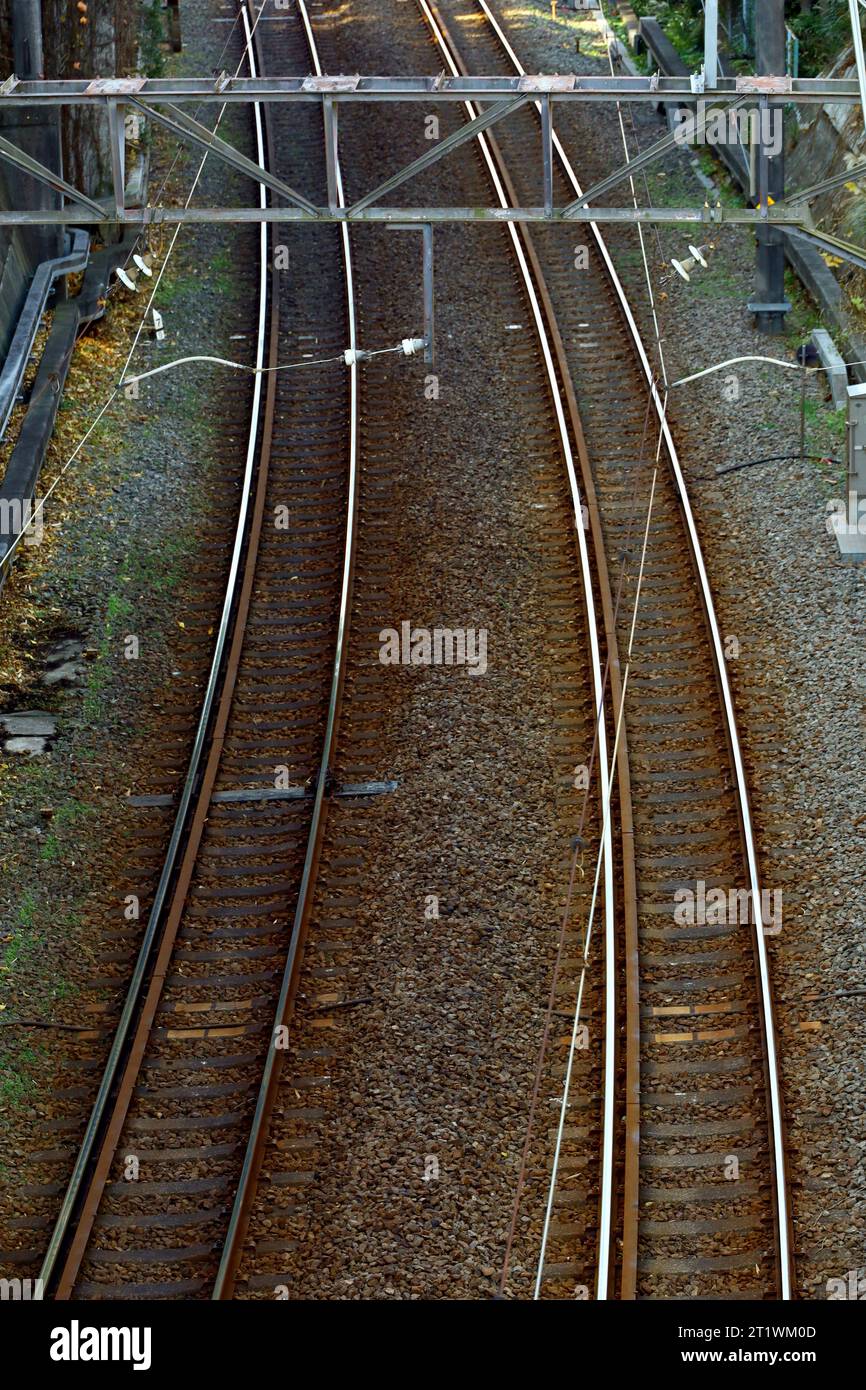 Railway curve hi-res stock photography and images - Alamy