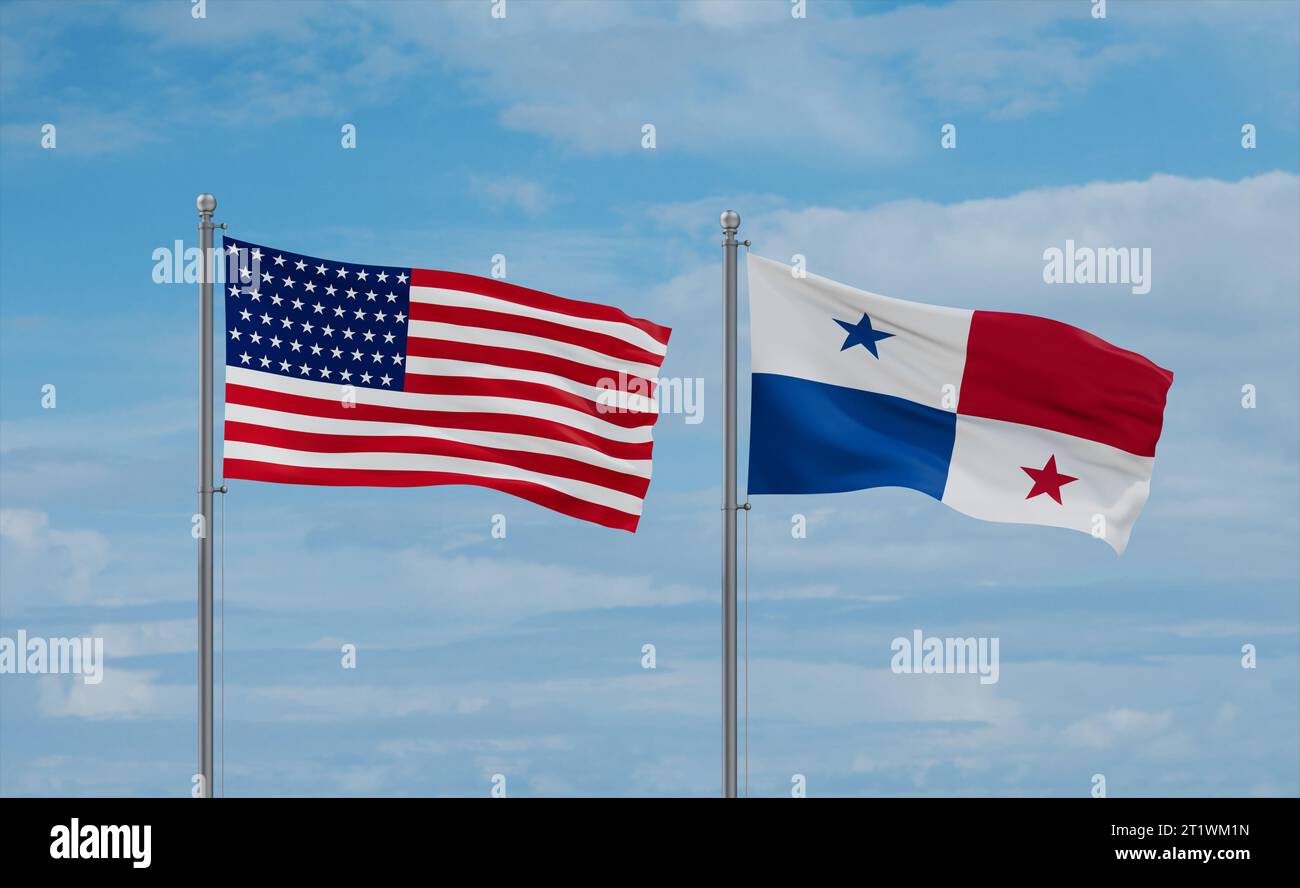 Panama usa flag hi-res stock photography and images - Alamy