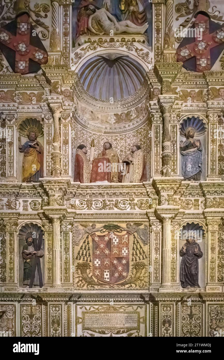 Gospel cruise of the Cathedral of Santa Maria in the city of Sigüenza ...