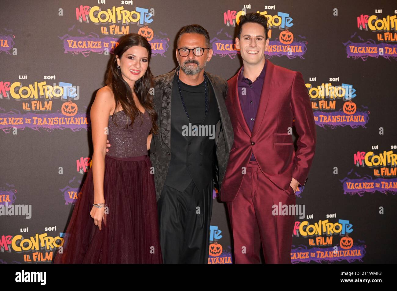 Rome, Italy. 15th Oct, 2023. Sofia Scalia (l), Gianluca Leuzzi (c) and ...