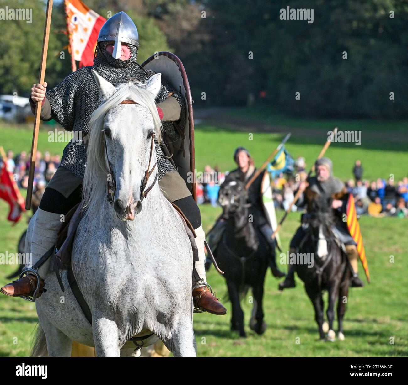 Battle, UK, 15 October 2023. Participants take part in the English ...