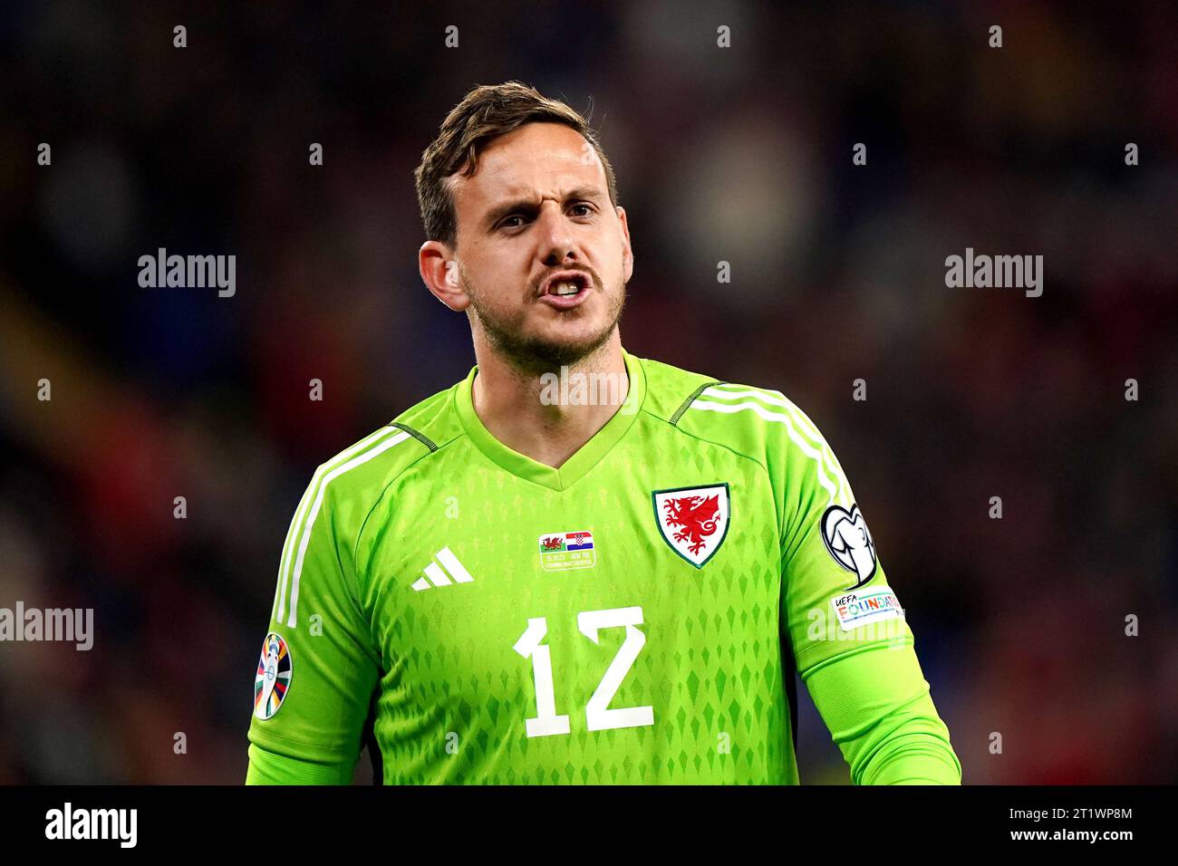 Wales goalkeeper Danny Ward during the UEFA Euro 2024 Qualifying Group ...