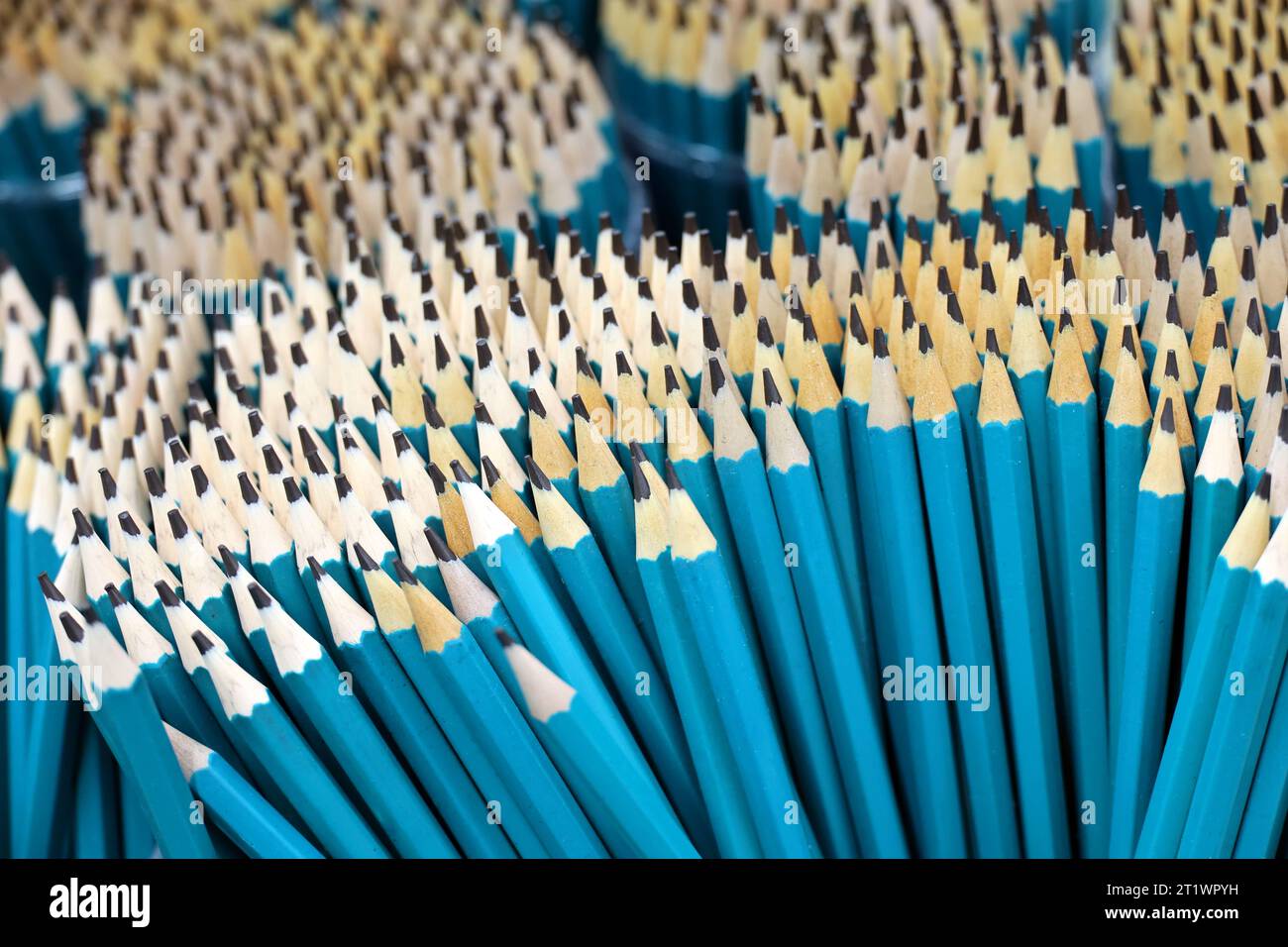Wooden pencils in the stationery store Stock Photo - Alamy