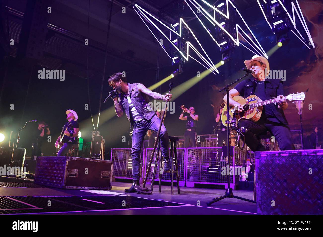 Boss Hoss Konzert in Hamburg, Sänger Alec Völkel Sascha Vollmer ...