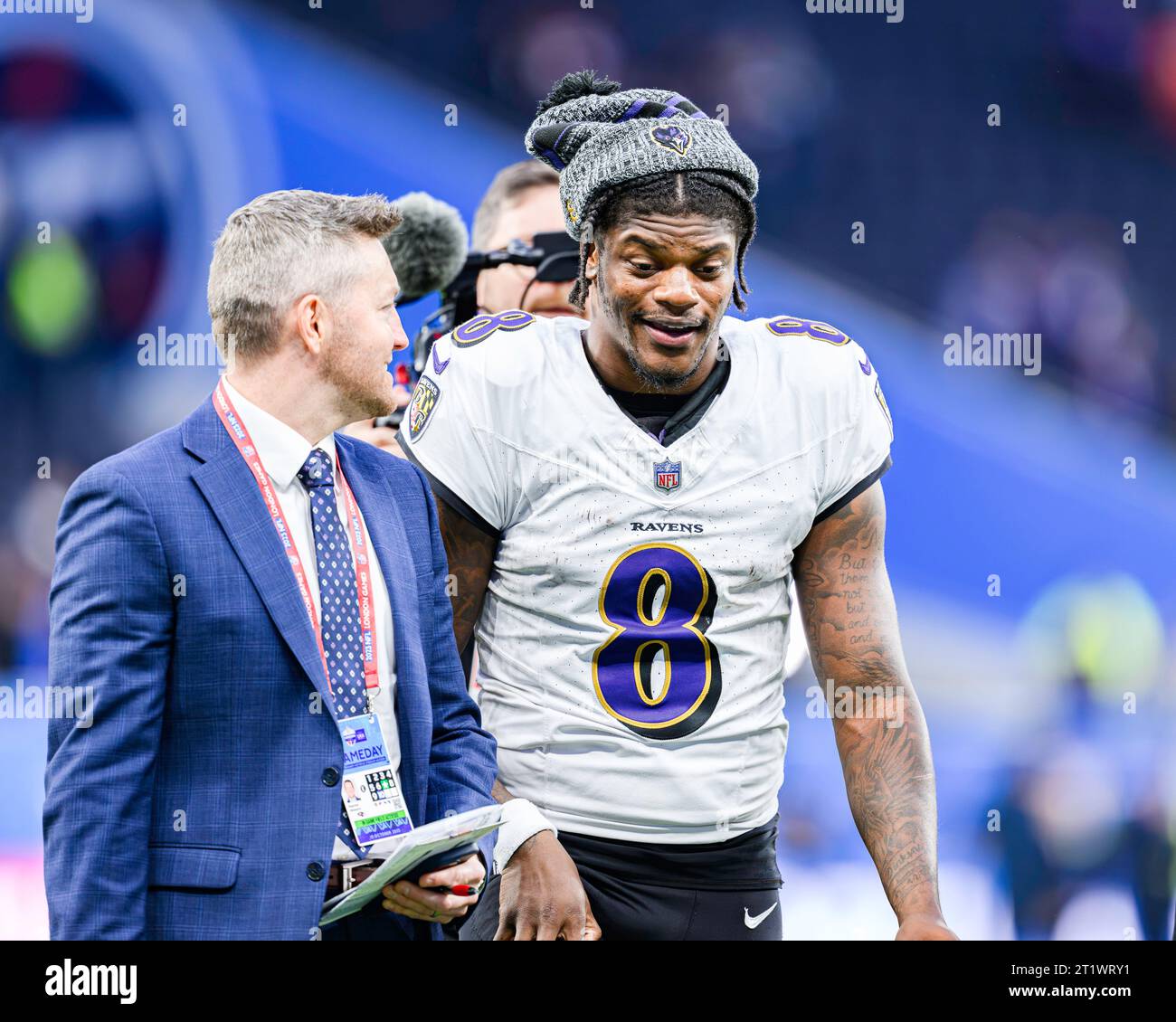 Lamar jackson ravens 2021 hi-res stock photography and images - Alamy