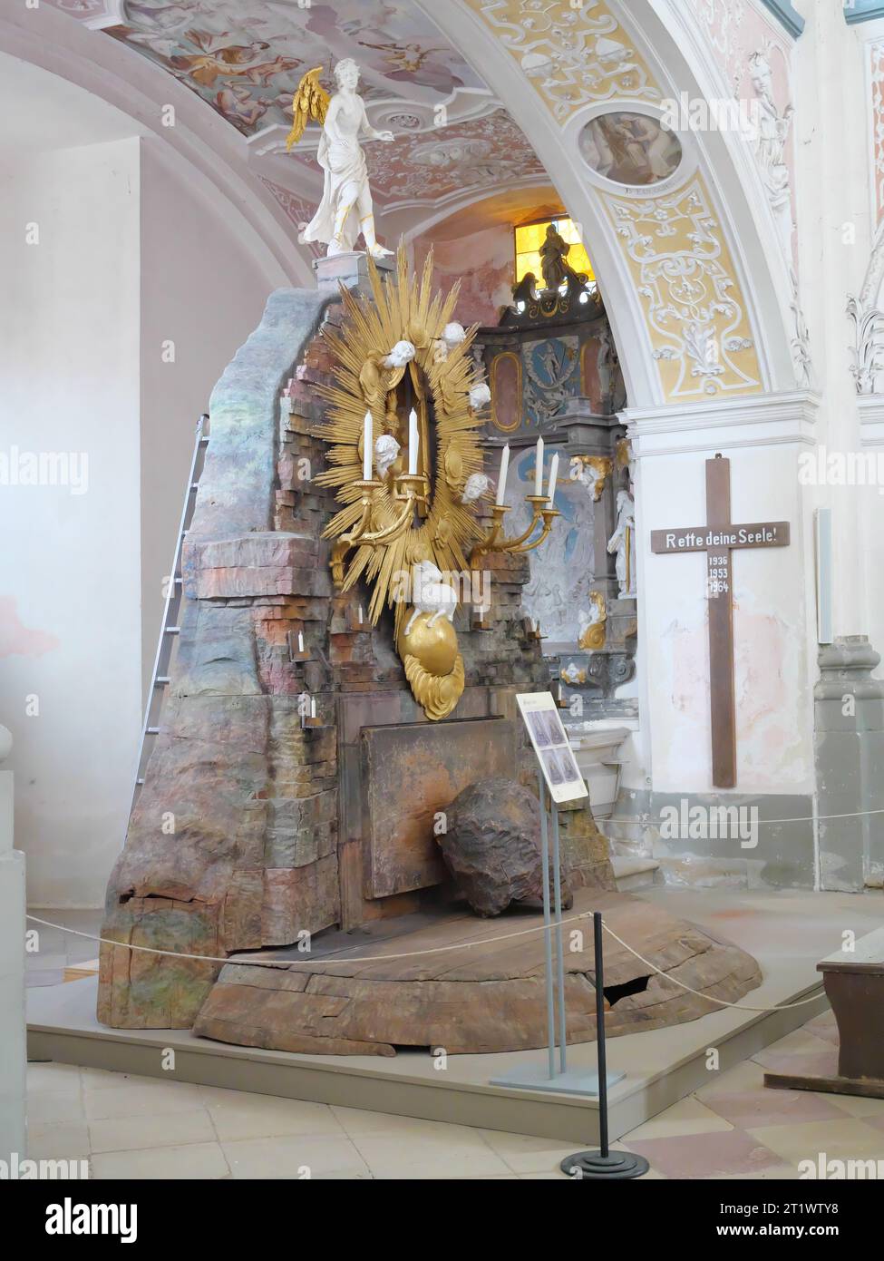 The holy grave in the baroque monastery church Schöntal Stock Photo - Alamy