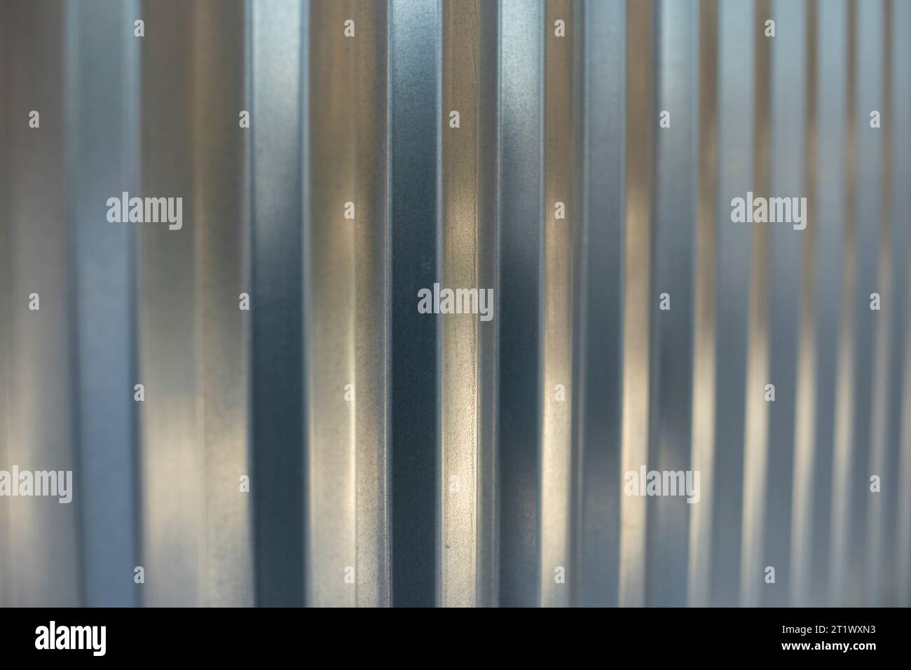 Steel fence. Profile Sheet Texture. Metal Surface. Ribbed Fence Stock ...