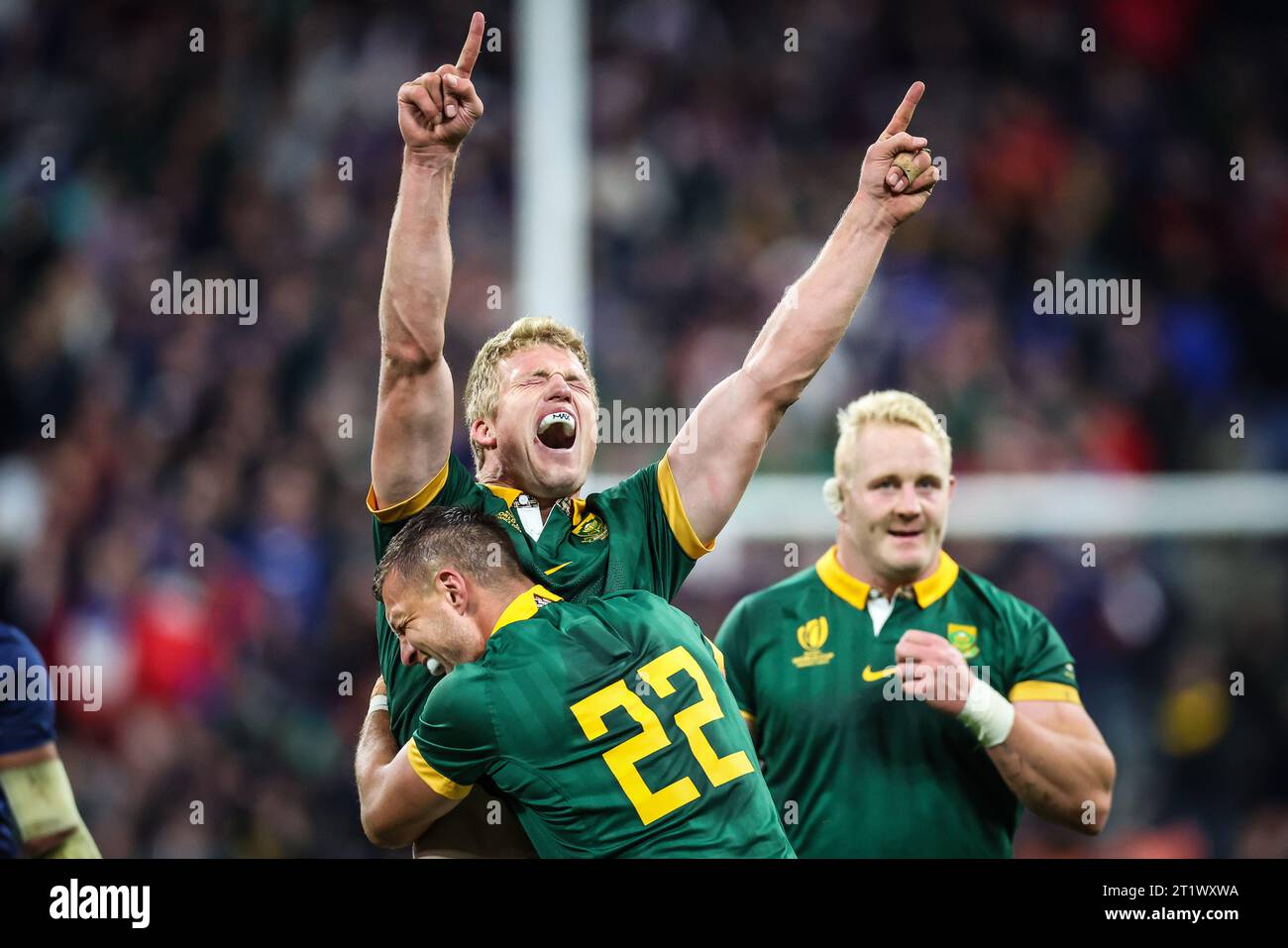 Pieter-Steph DU TOIT of South Africa, Handre POLLARD of South Africa ...