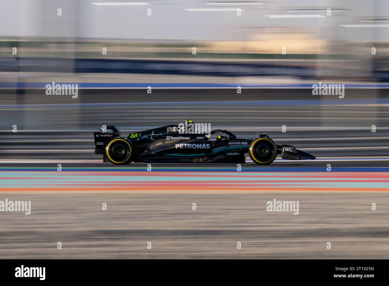 DOHA,QATAR - 7TH OCT 2023 – Lewis Hamilton (UK) Mercedes - AHMAD AL ...