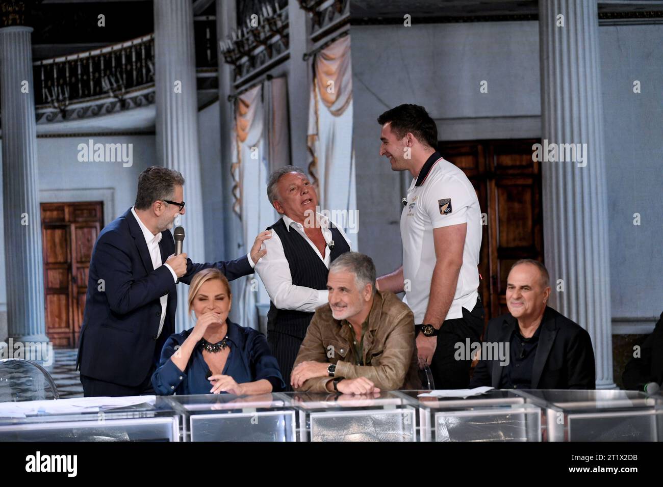 Milan, Italy. 16th Oct, 2023. Milan, TV broadcast “Che tempo che fa ...