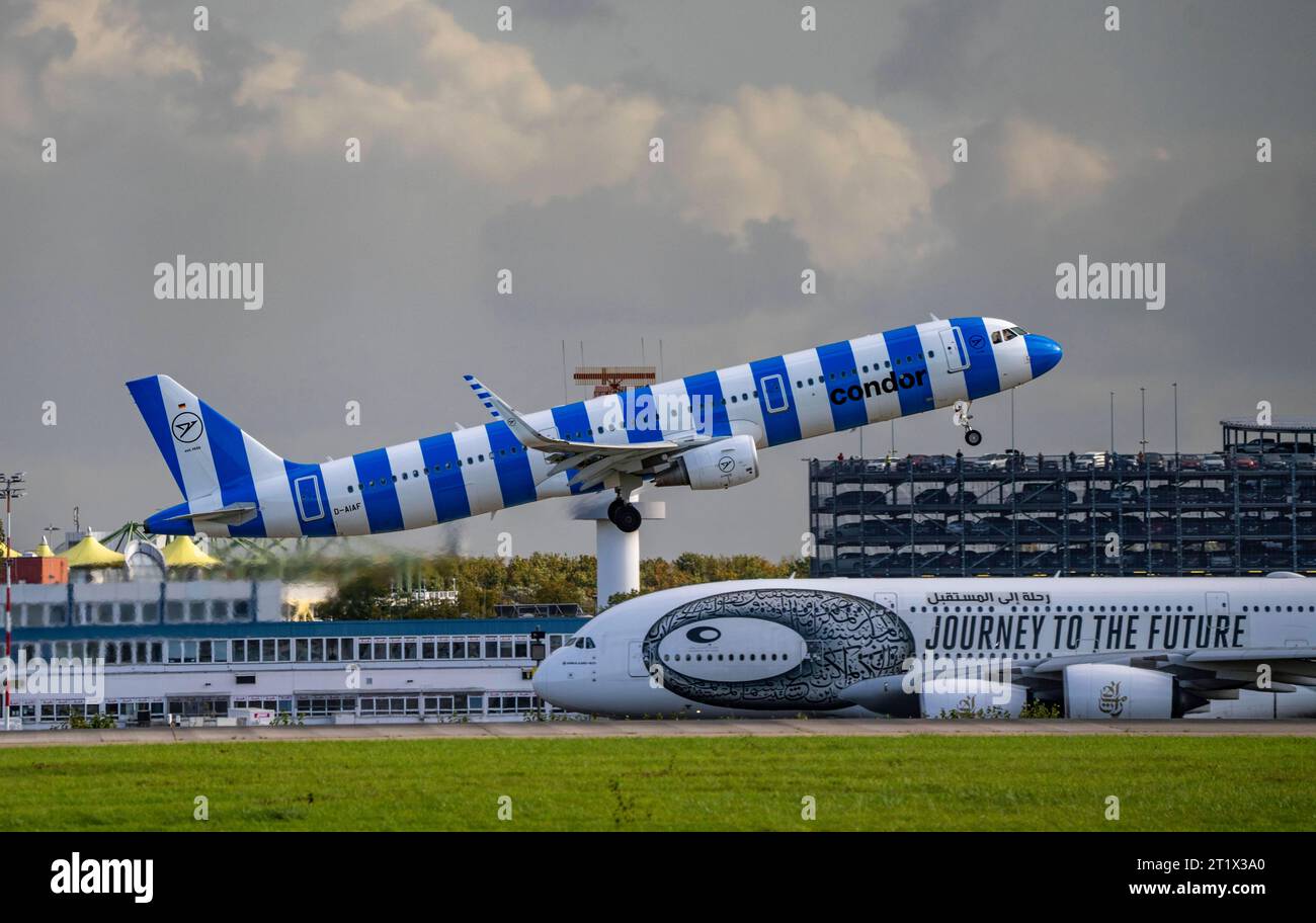 Condor, Airbus A321-211, D-AIAF, beim Start auf dem Flughafen ...