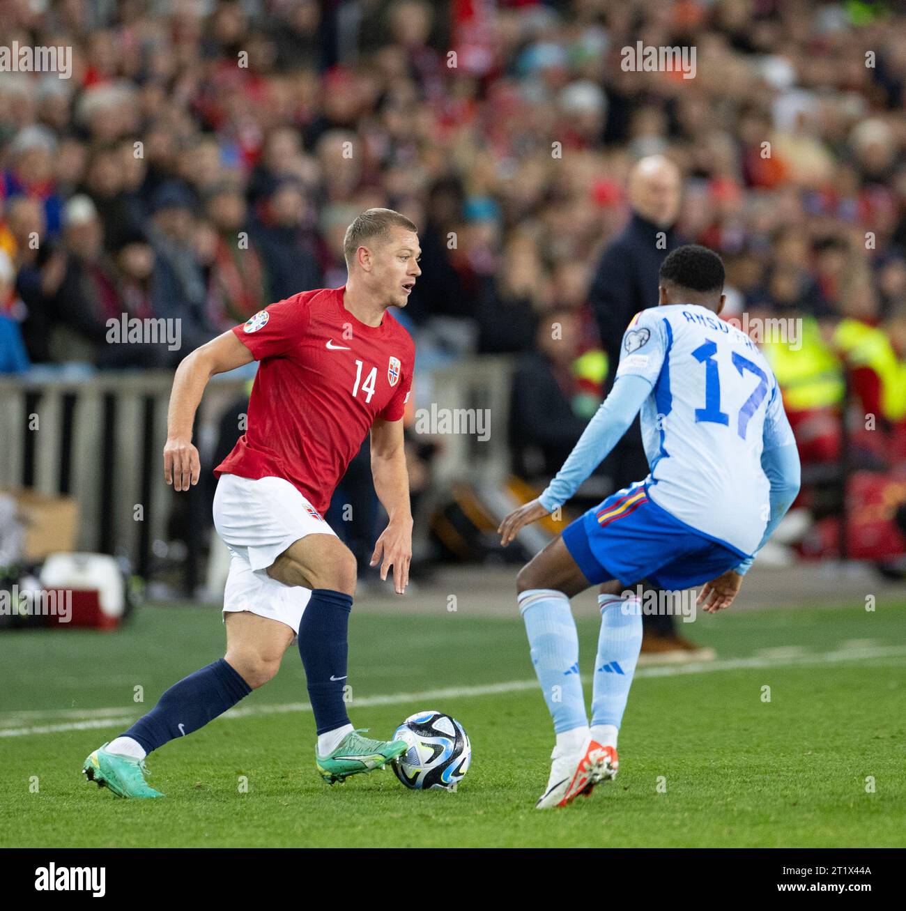 Oslo, Norway. 12th Sep, 2023. Oslo, Norway, October 15th 2023: Julian ...