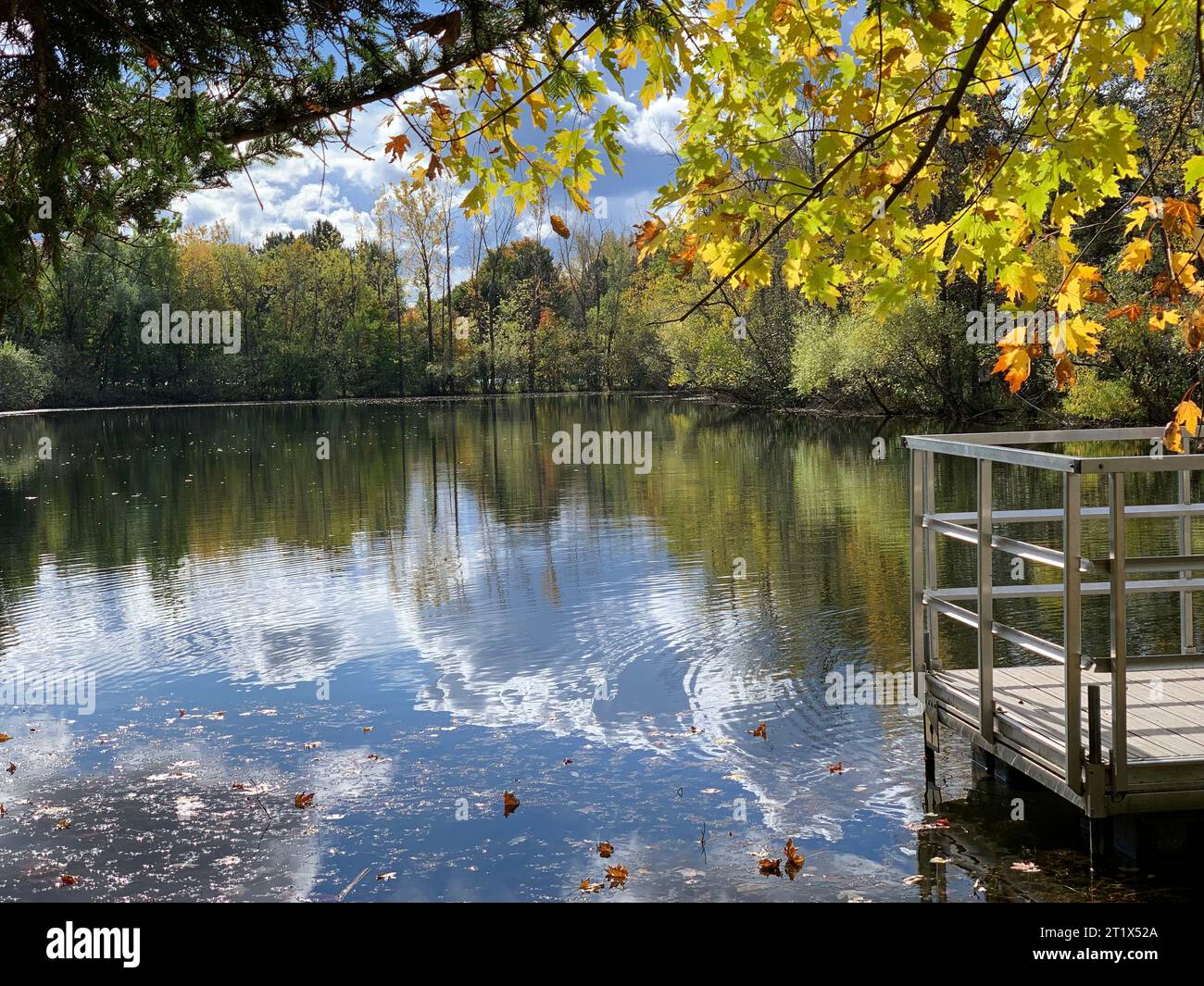 Parc national du Mont-Saint-Bruno in autumn Stock Photo - Alamy