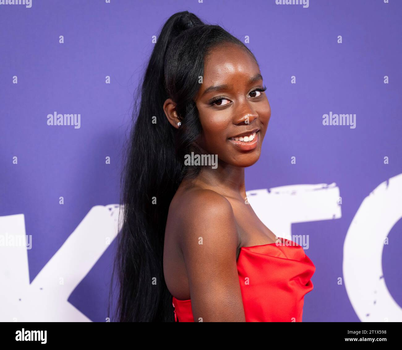 Teija Kabs poses for photographers at the premiere of the film 'The ...