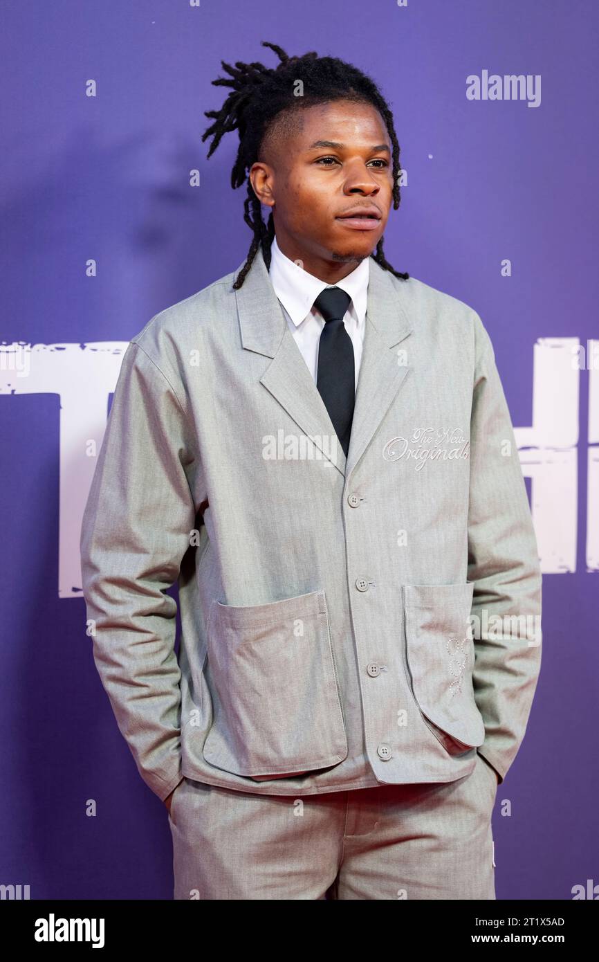 Rasaq Kukoyi poses for photographers at the premiere of the film 'The ...