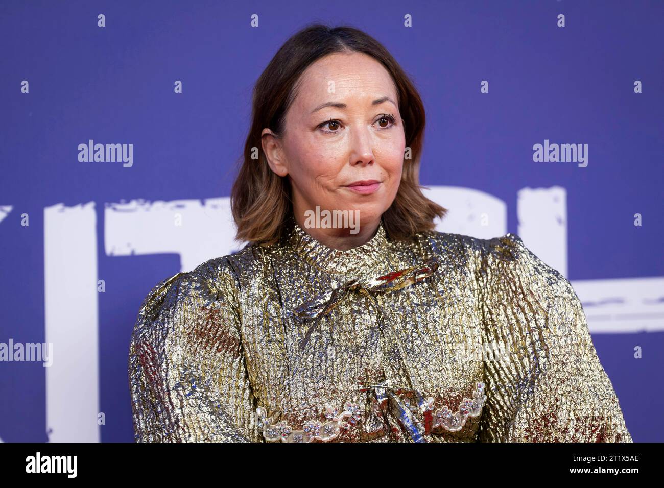 Fiona Marr poses for photographers at the premiere of the film 'The ...