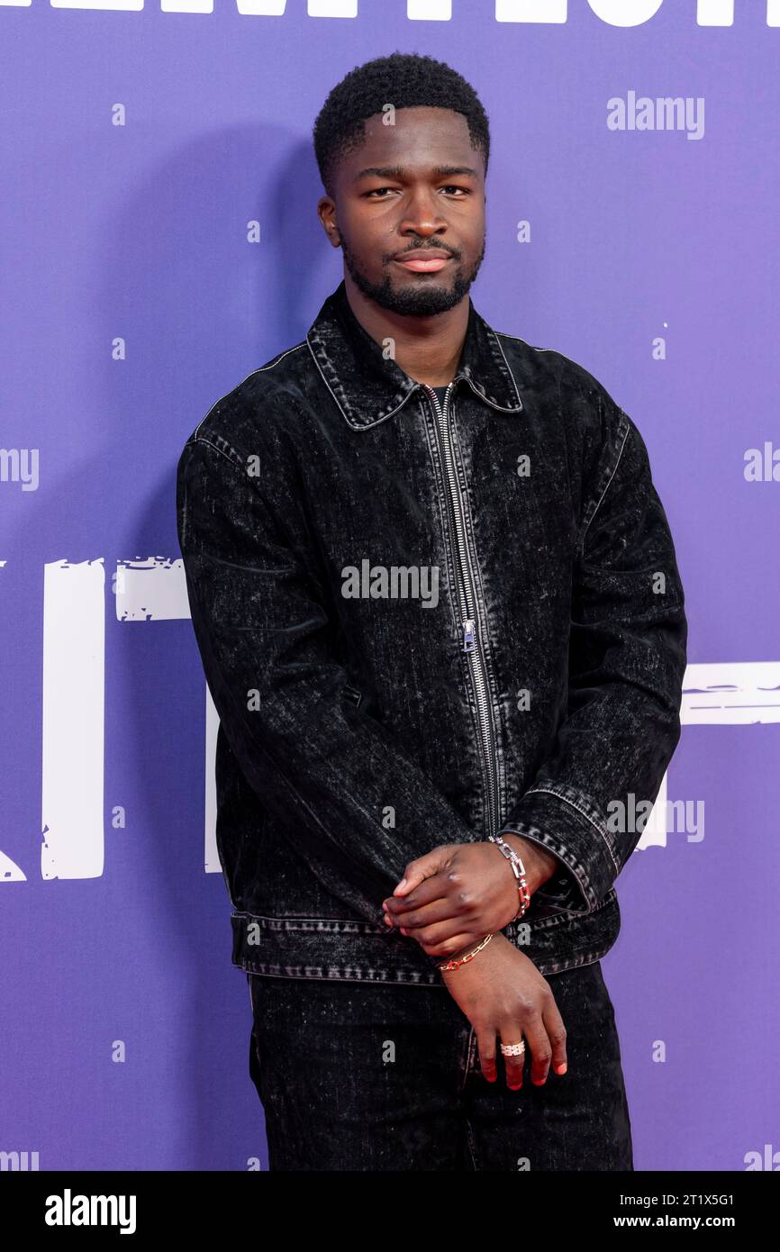 Stephane Bak poses for photographers at the premiere of the film 'The ...