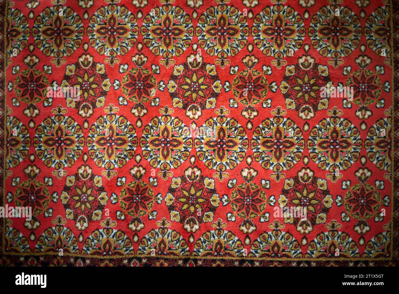 Carpet texture. Red carpet. Old fabric. The pattern on the fabric Stock ...