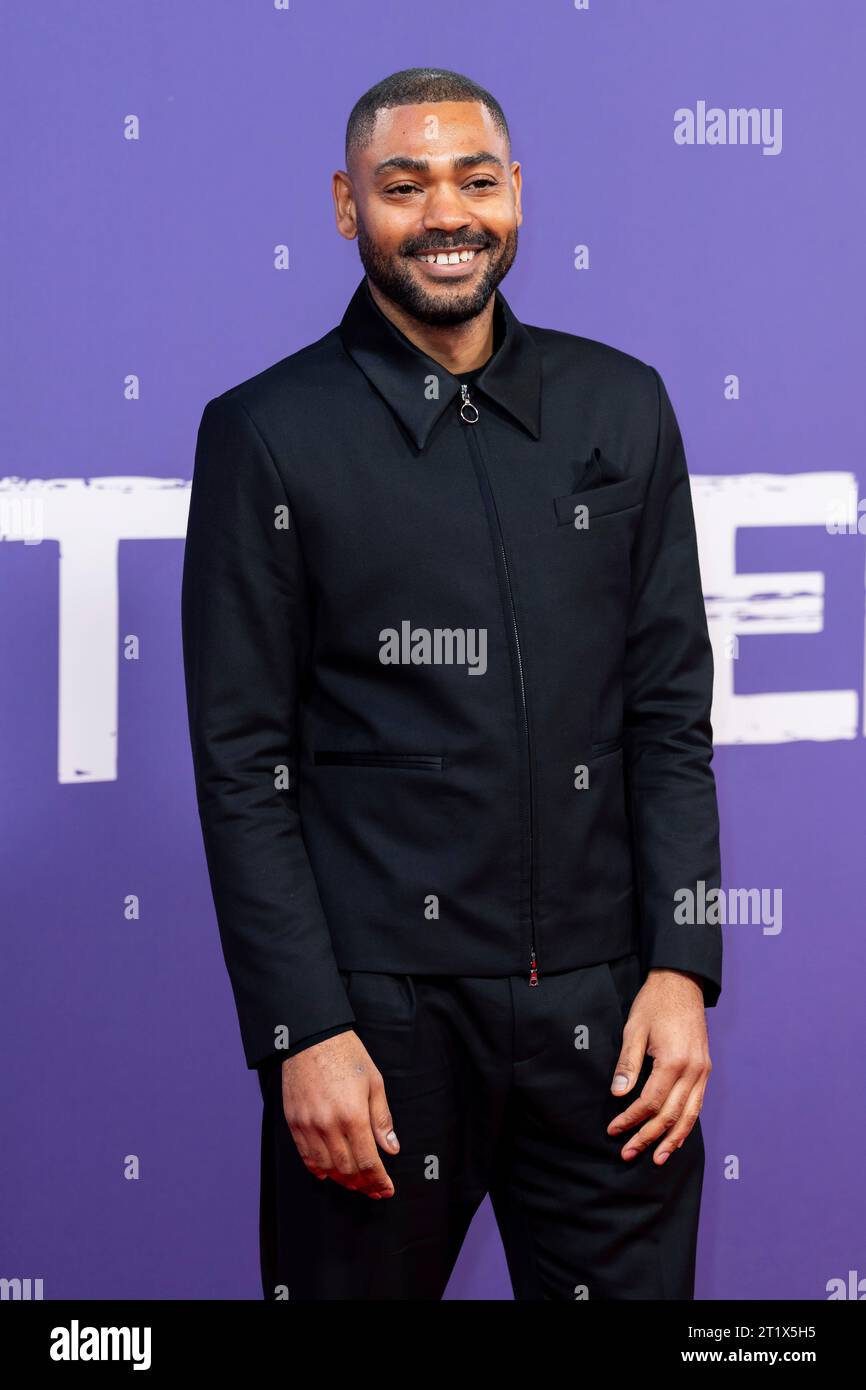 Kano poses for photographers at the premiere of the film 'The Kitchen ...