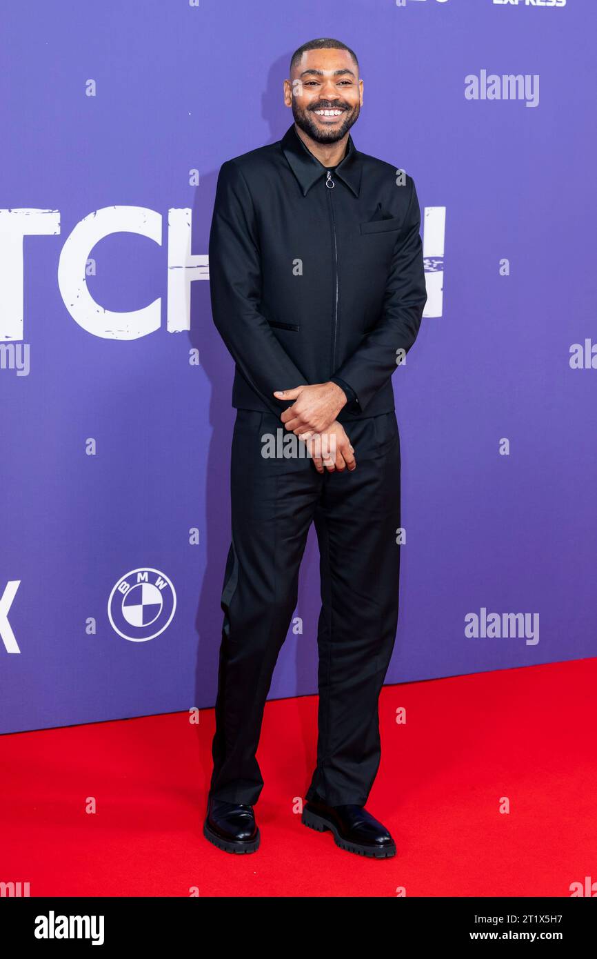 Kano poses for photographers at the premiere of the film 'The Kitchen ...
