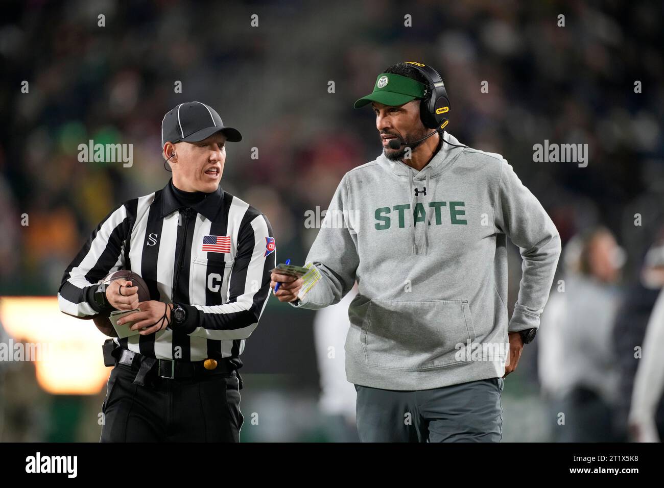 Colorado State head coach Jay Norvell in the first half of an NCAA ...