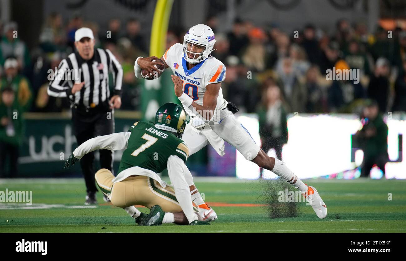 Colorado State defensive back Dom Jones (7)prepares to tackle Boise ...