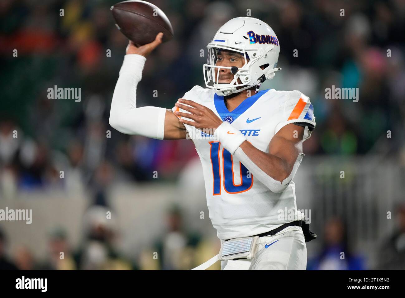 Boise State quarterback Taylen Green (10) in the second half of an NCAA ...