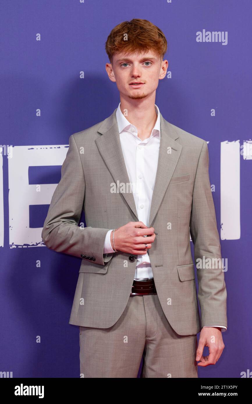 Henry Lawfull poses for photographers at the premiere of the film 'The ...