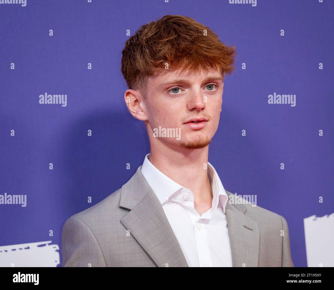 Henry Lawfull poses for photographers at the premiere of the film 'The ...