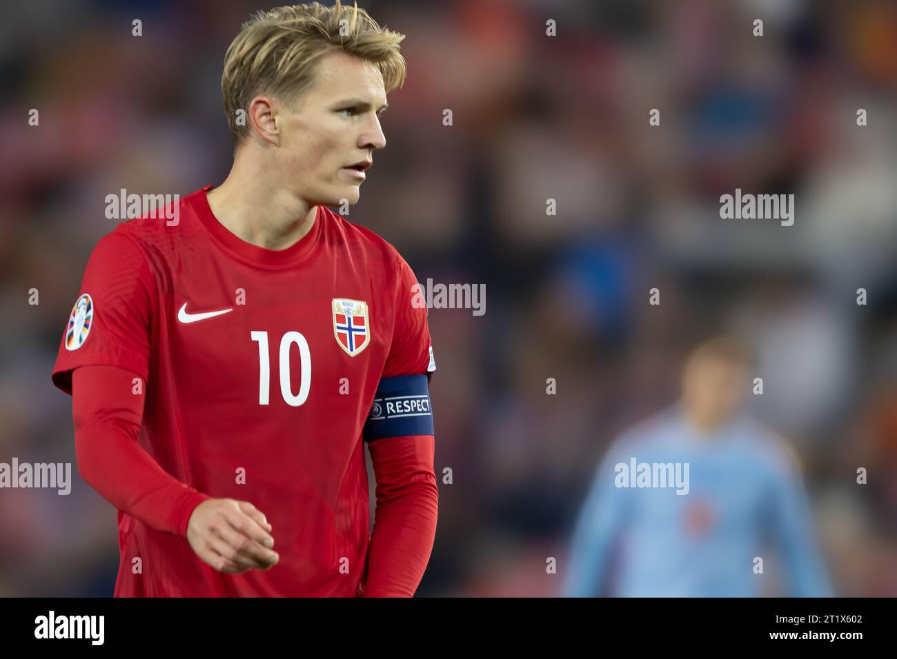 Oslo, Norway 15 October 2023 Martin Odegaard of Norway and Arsenal fc ...