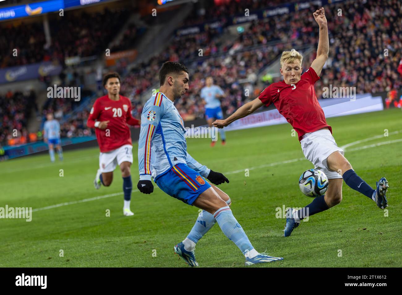 Oslo, Norway 15 October 2023 Birger Meling of Norway and Copenhagen fc ...