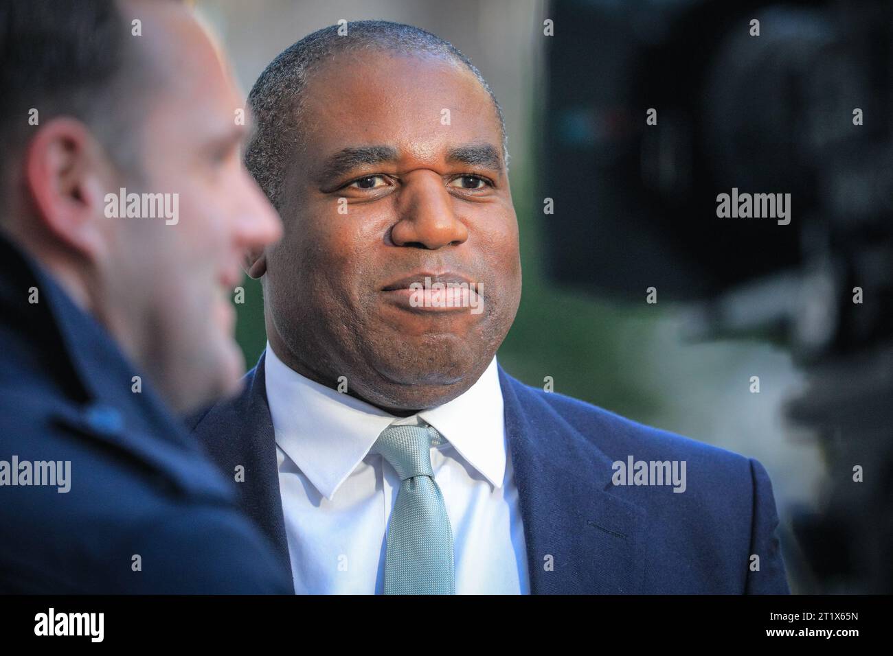 London, UK. 15th Oct, 2023. David Lammy, Shadow Foreign Secretary, at ...