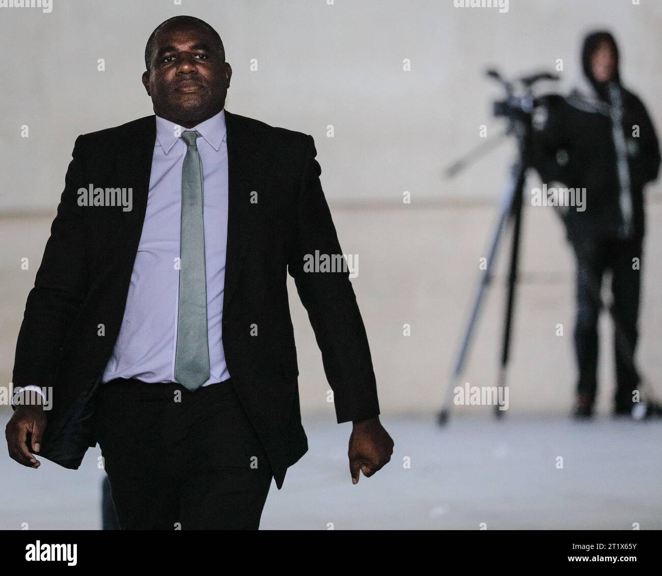 London, UK. 15th Oct, 2023. David Lammy, Shadow Foreign Secretary, at ...