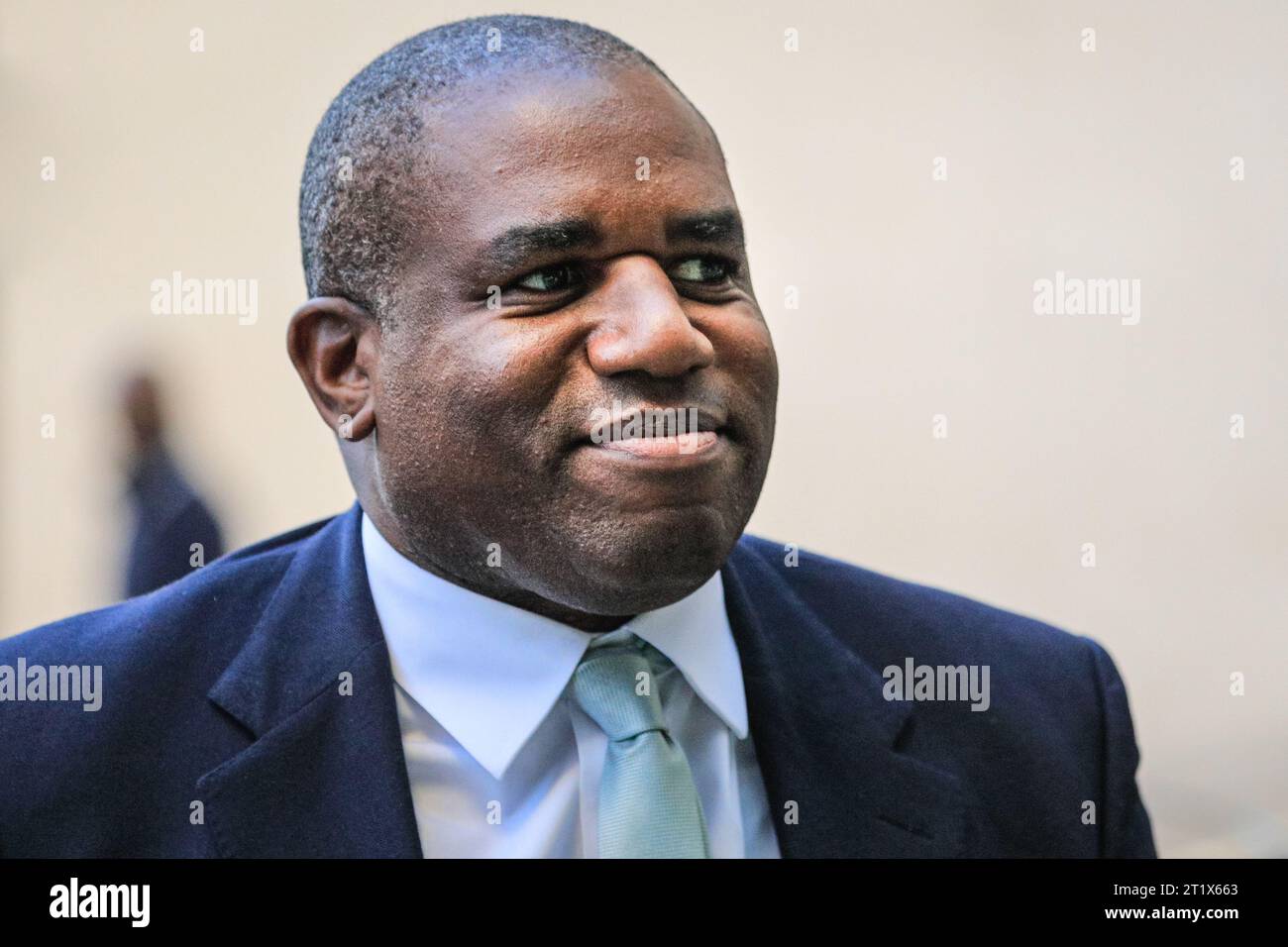 London, UK. 15th Oct, 2023. David Lammy, Shadow Foreign Secretary, at ...