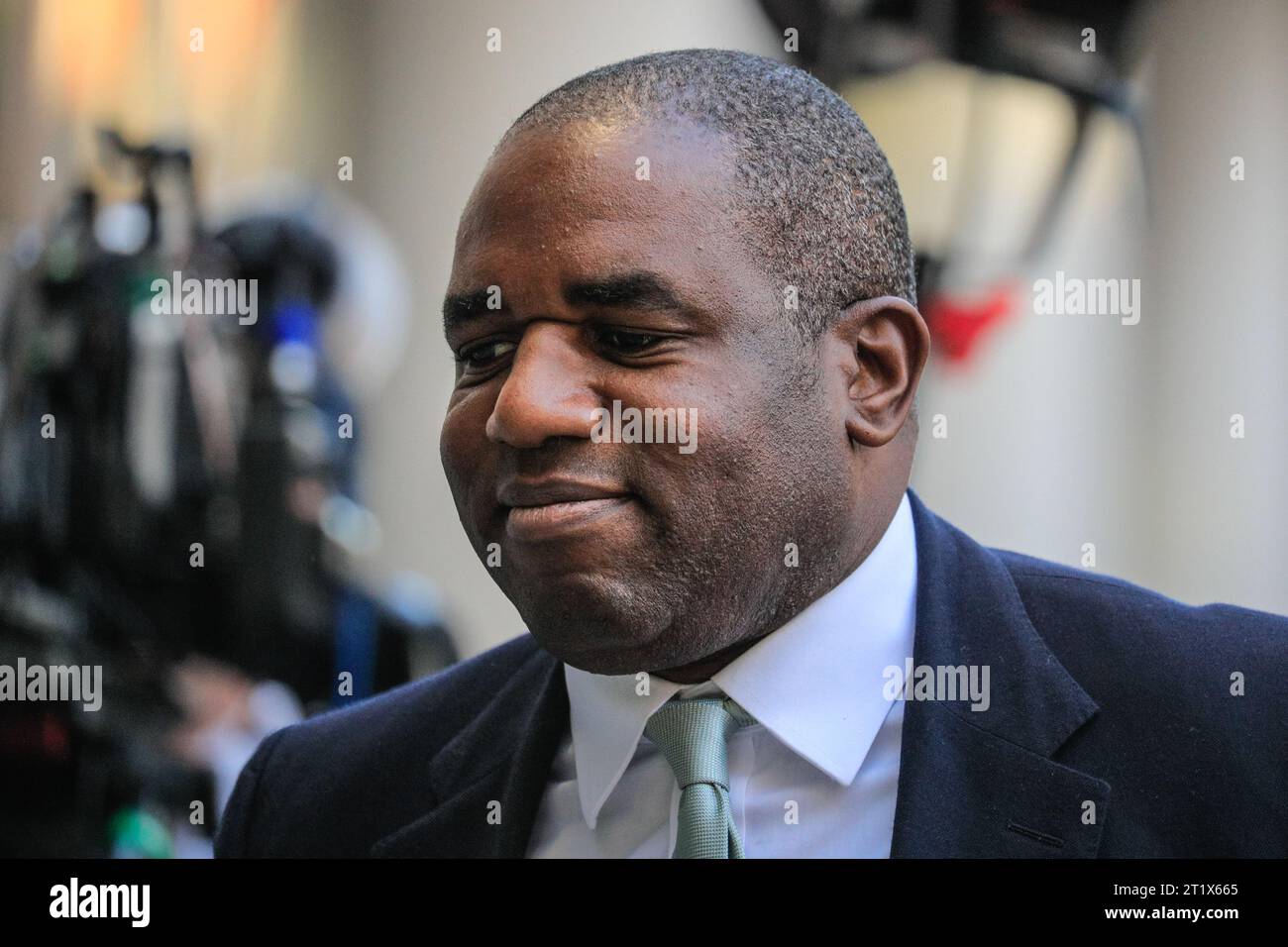 London, UK. 15th Oct, 2023. David Lammy, Shadow Foreign Secretary, at ...
