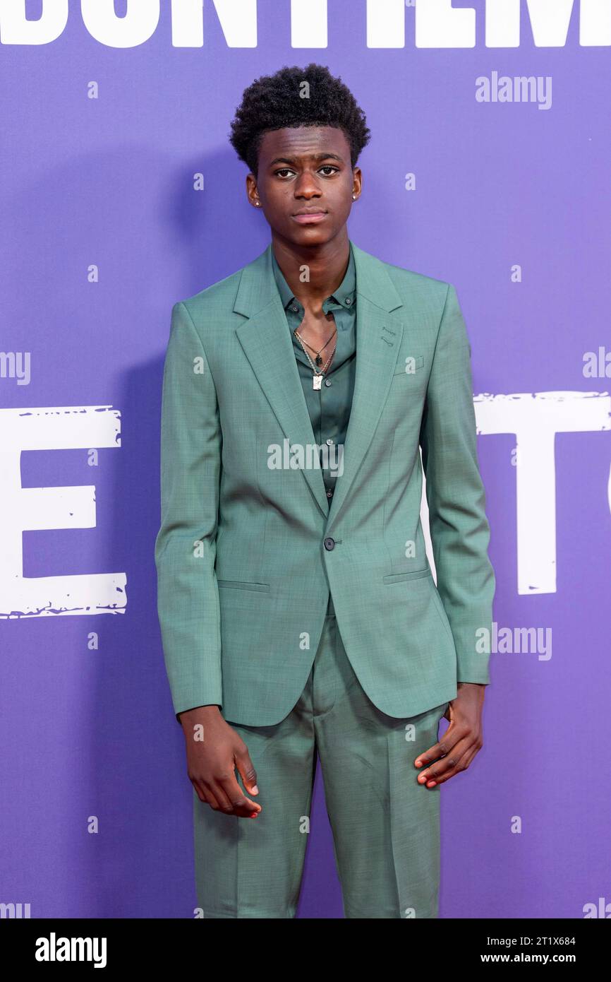 Callum Daniel poses for photographers at the premiere of the film 'The ...