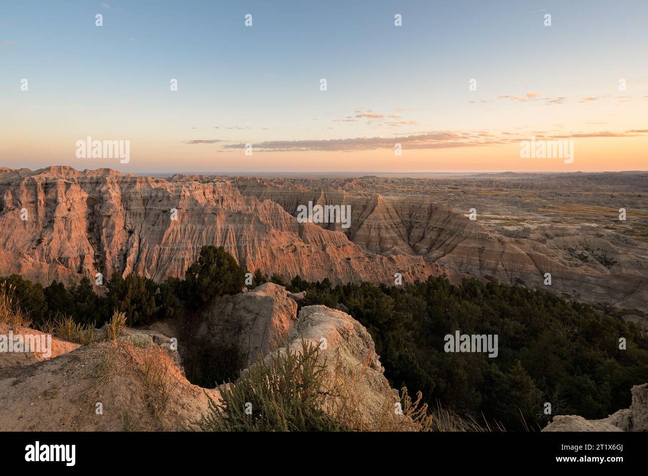 Badlands sunset national park hi-res stock photography and images - Alamy