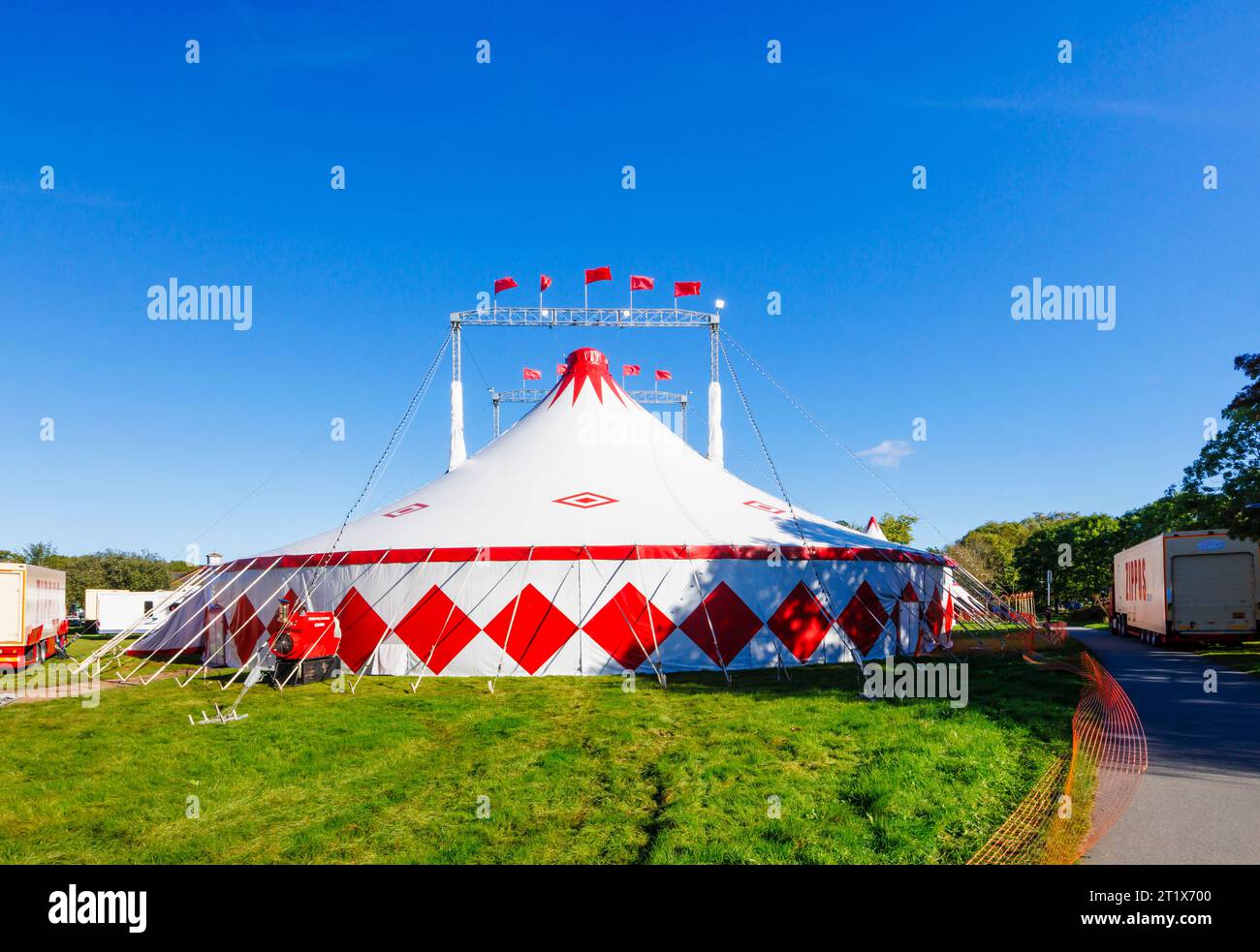 Carnival Tent Top View