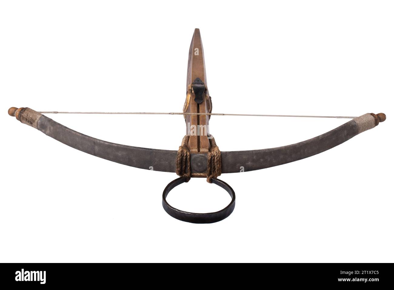 vintage crossbow isolated on white background Stock Photo - Alamy