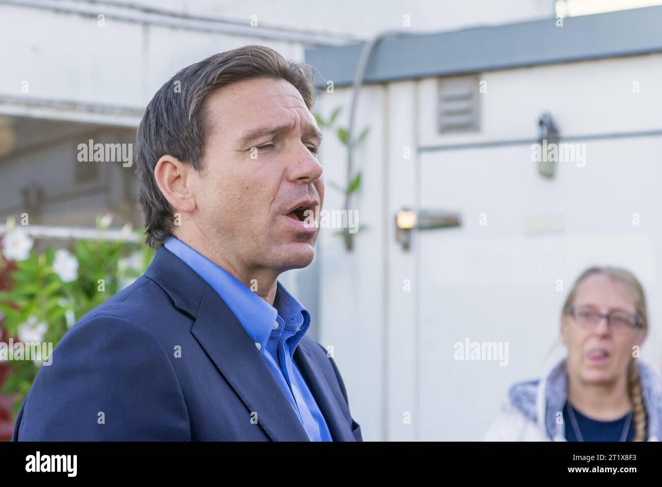 Florida Governor Ron DeSantis made a campaign visit to Jake & Walt’s ...