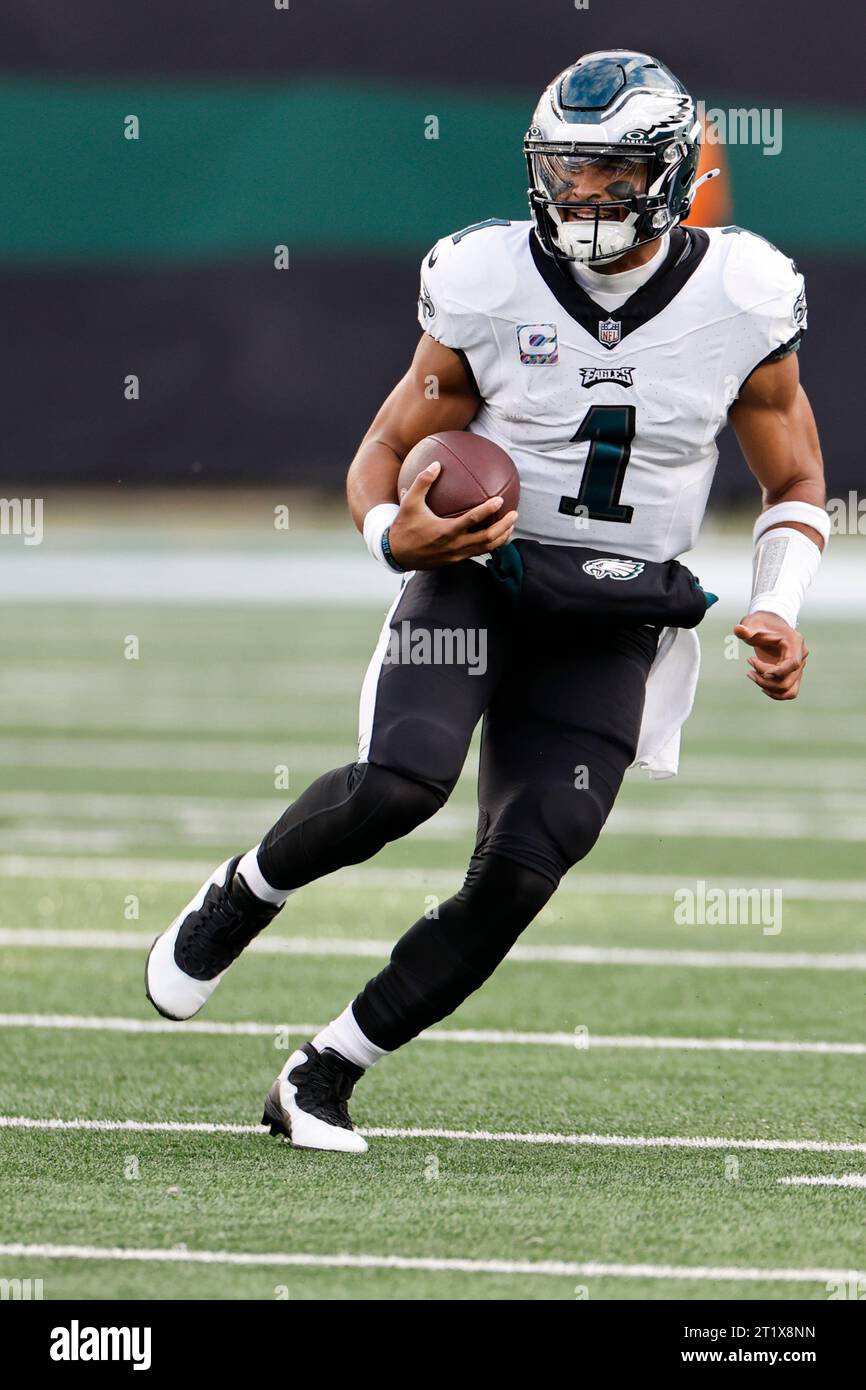Philadelphia Eagles quarterback Jalen Hurts during the first half of an ...
