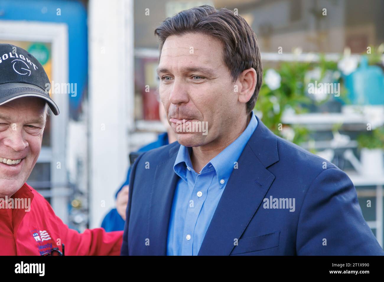 Florida Governor Ron DeSantis made a campaign visit to Jake & Walt’s ...
