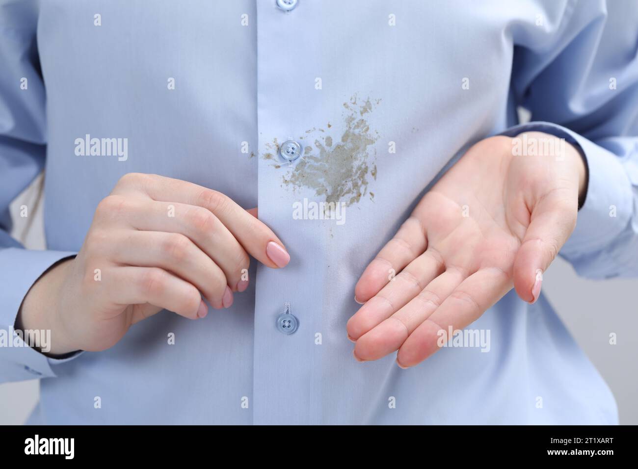 Woman stain blouse hi-res stock photography and images - Alamy