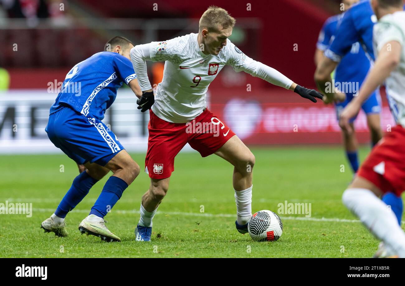 Warszawa, Polska. 15th Oct, 2023. 15.10.2023, Warszawa, pilka nozna, eliminacje do Mistrzostw ...