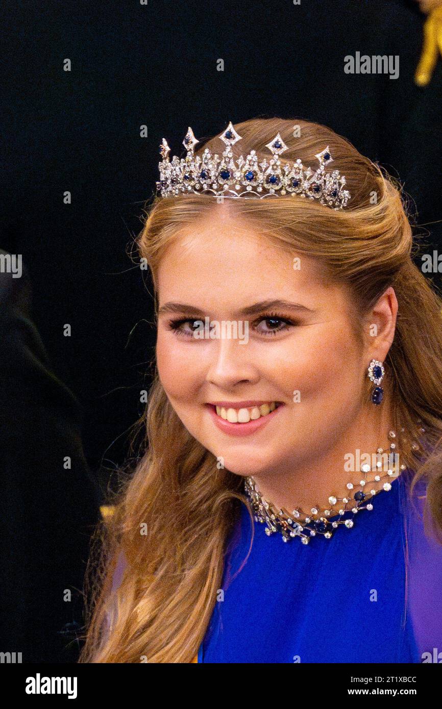 Princess Amalia of the Netherlands during a gala dinner on the occasion ...