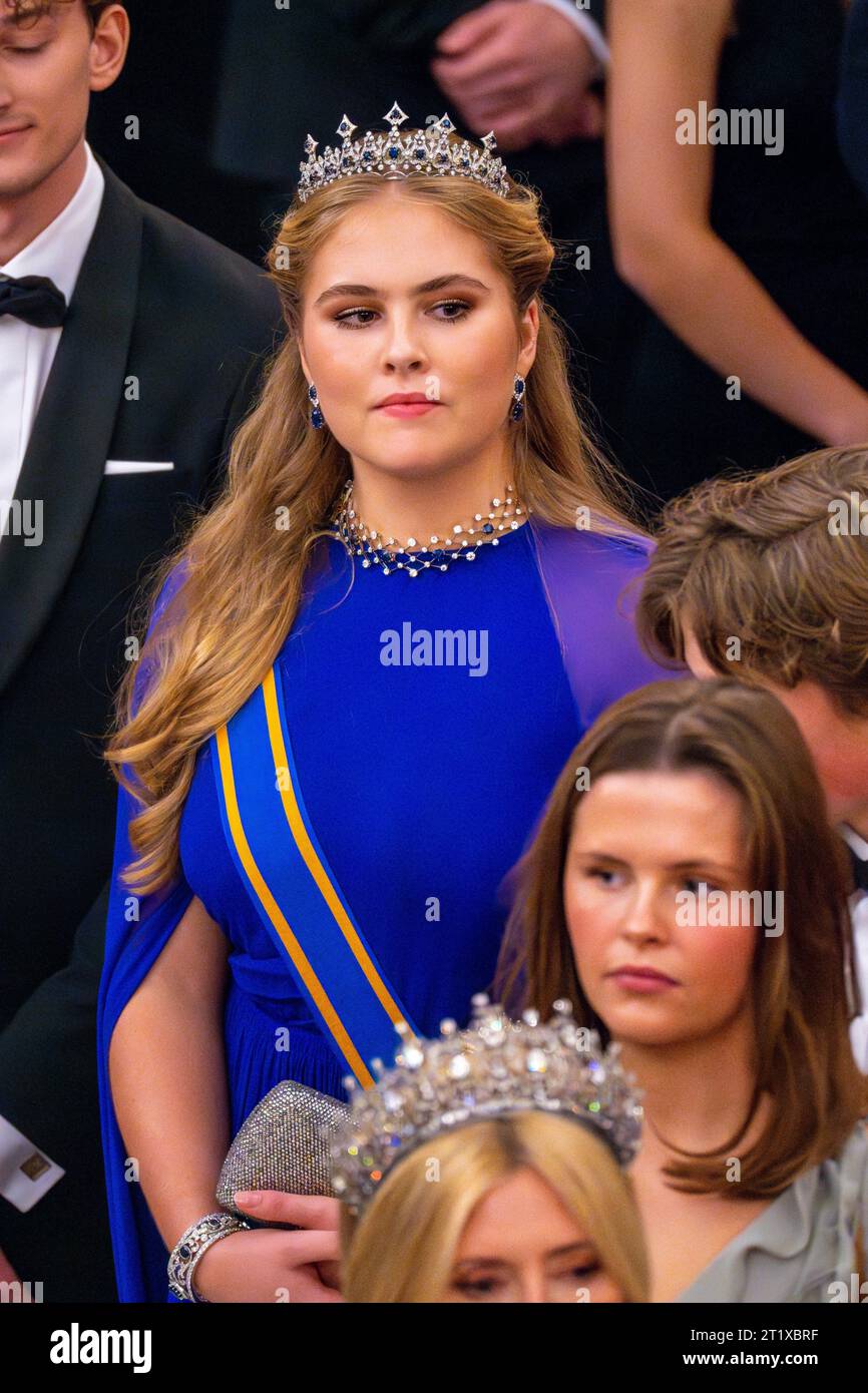 Princess Amalia of the Netherlands during a gala dinner on the occasion ...
