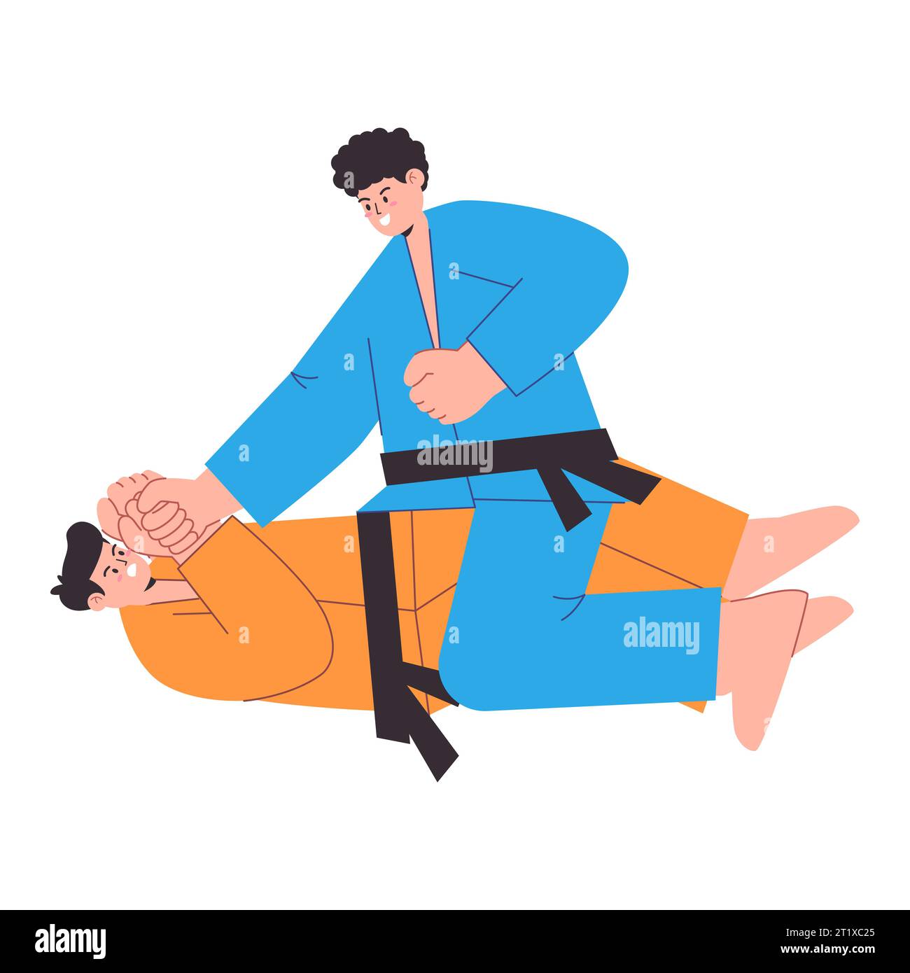 Wrestling practice Stock Vector Images - Alamy